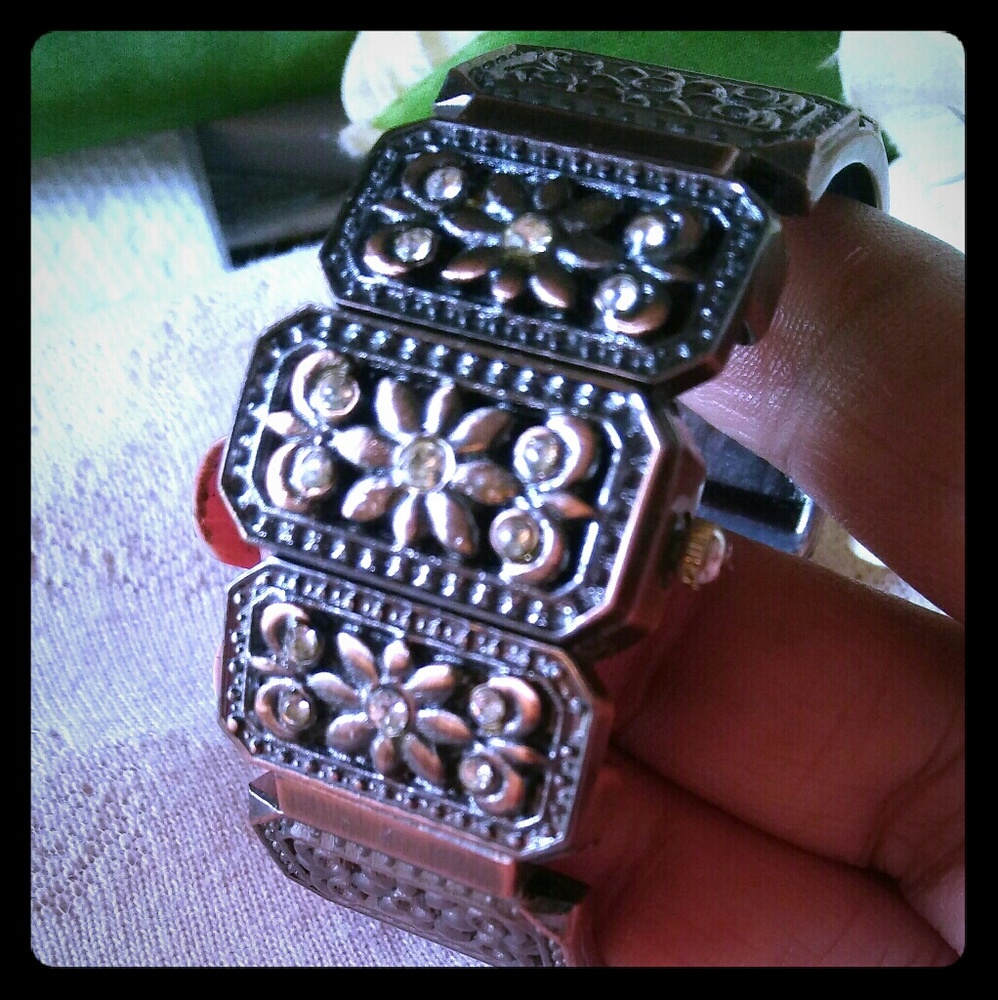 Vintage Denacci Watch Cuff - Gem